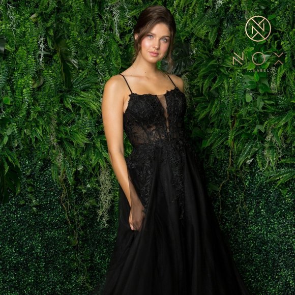 Nox | Dresses | New Polyester Off The Shoulder Long Aline Sleeveless Dress With Zipper Nx T449 ...